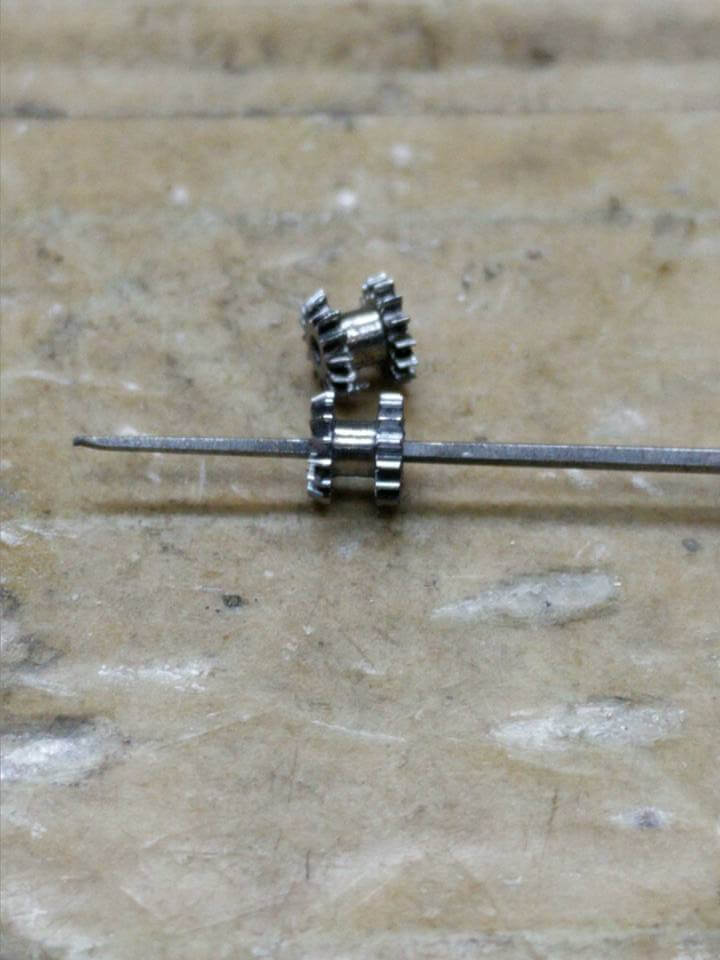Watch Wheels & Pinions Made/Repivoted